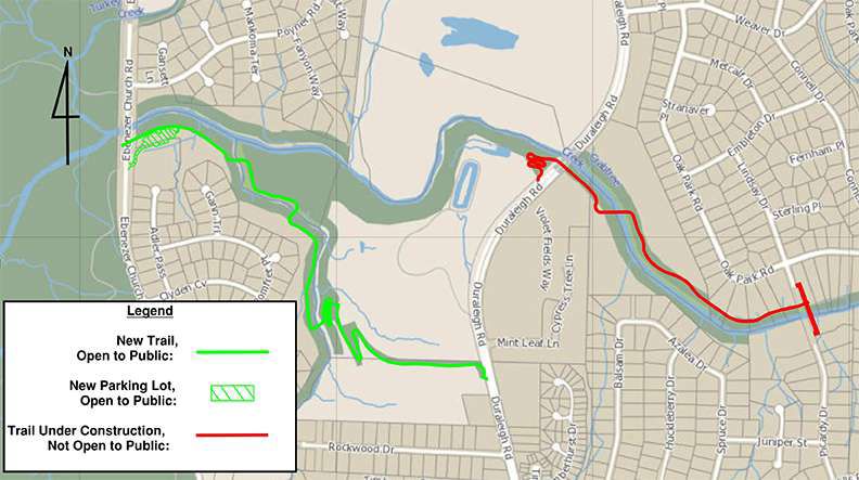 New section of greenway opens in Raleigh