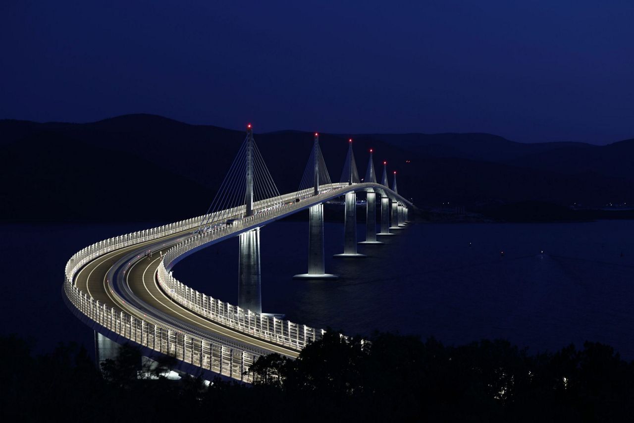 Croatia opens Adriatic coast bridge, linking divided region