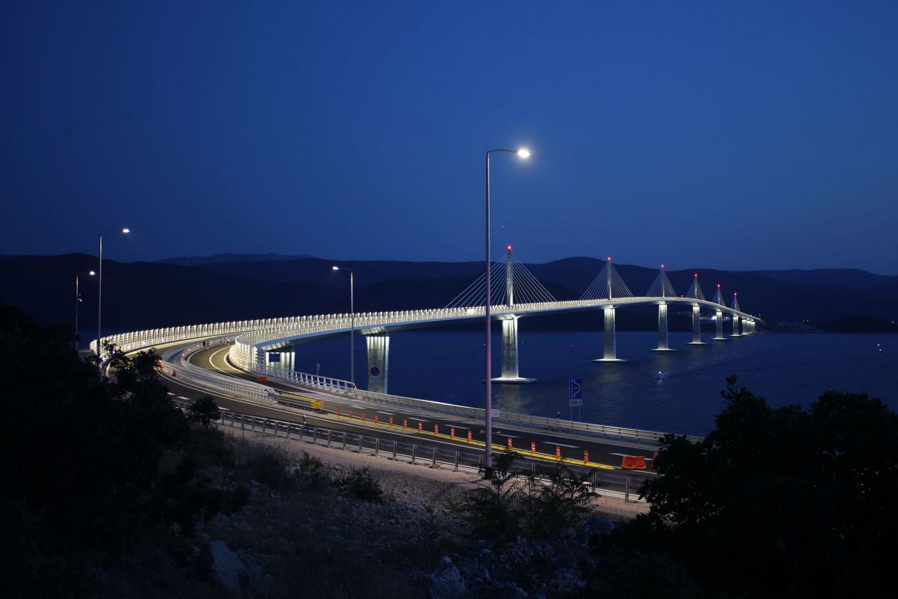 Croatia opens Adriatic coast bridge, linking divided region