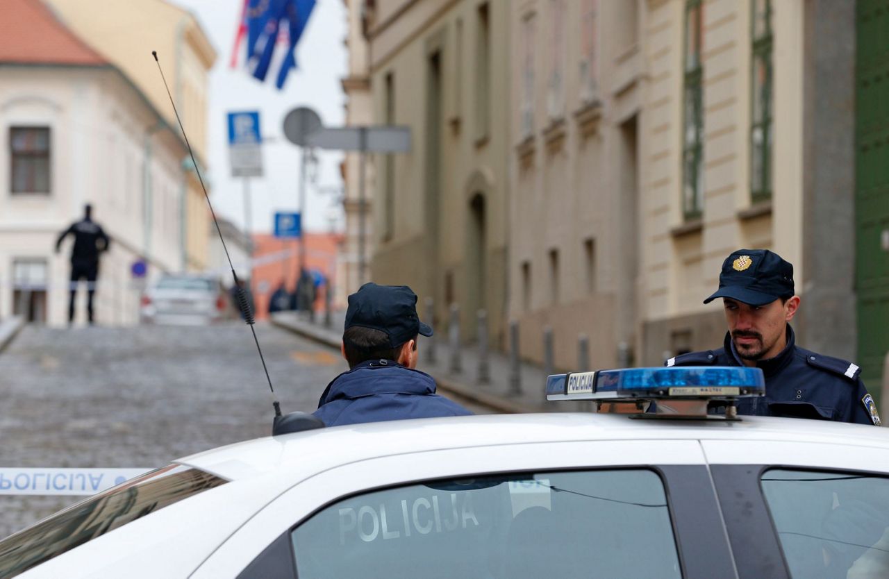 Croatian police find weapons after shooting outside govt. HQ