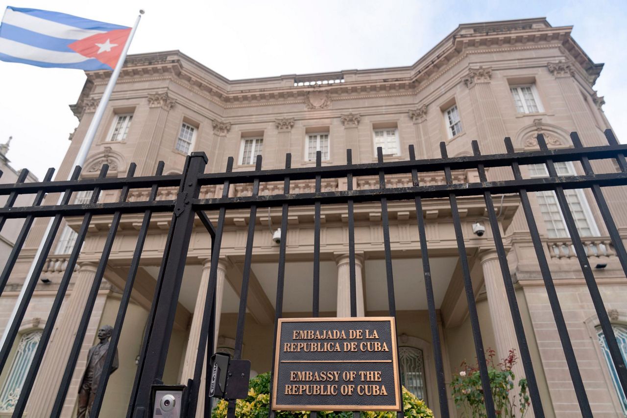 Molotov cocktail is thrown at the Cuban Embassy in Washington, but ...