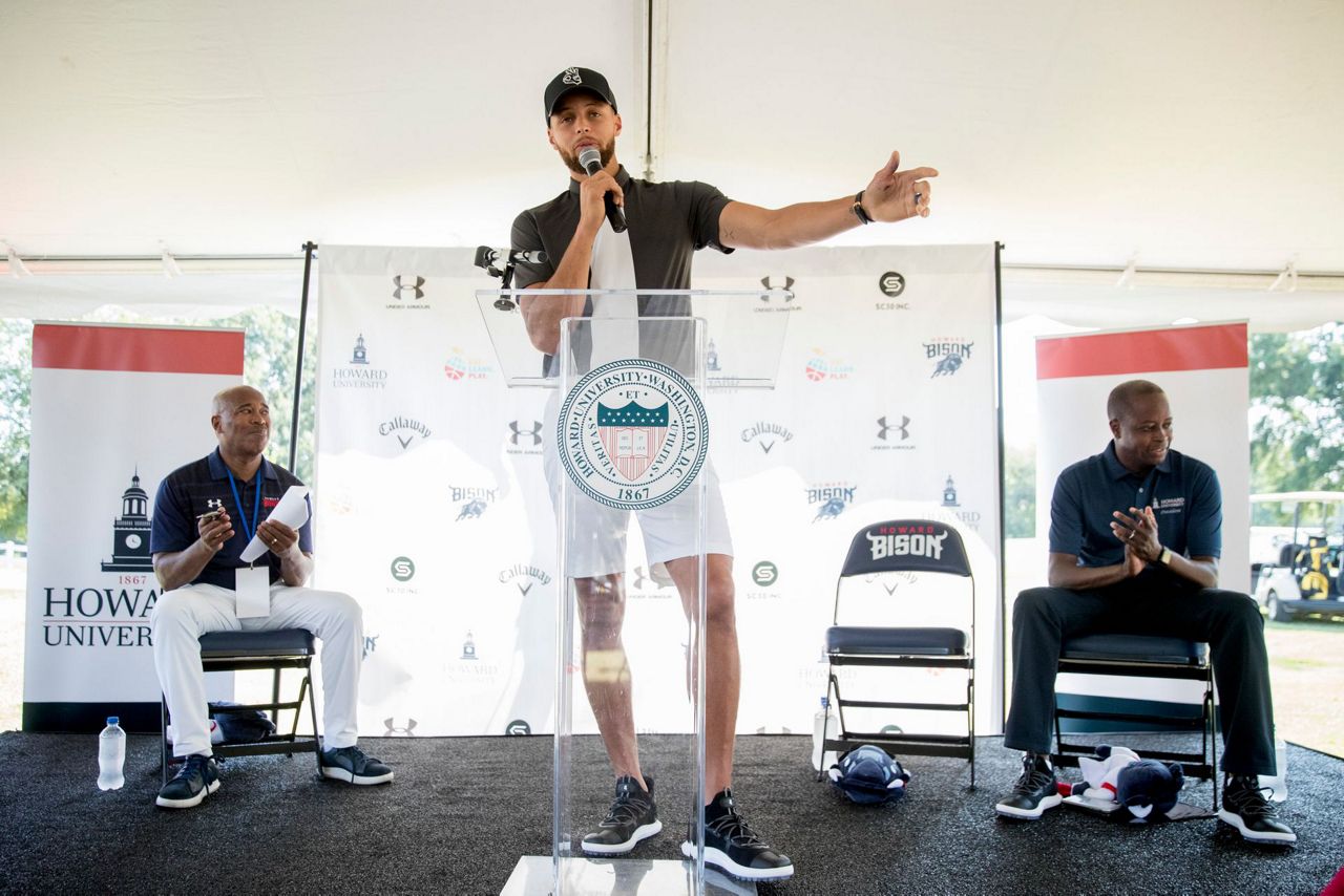 NBA's Steph Curry helps Howard U. start Division I golf team