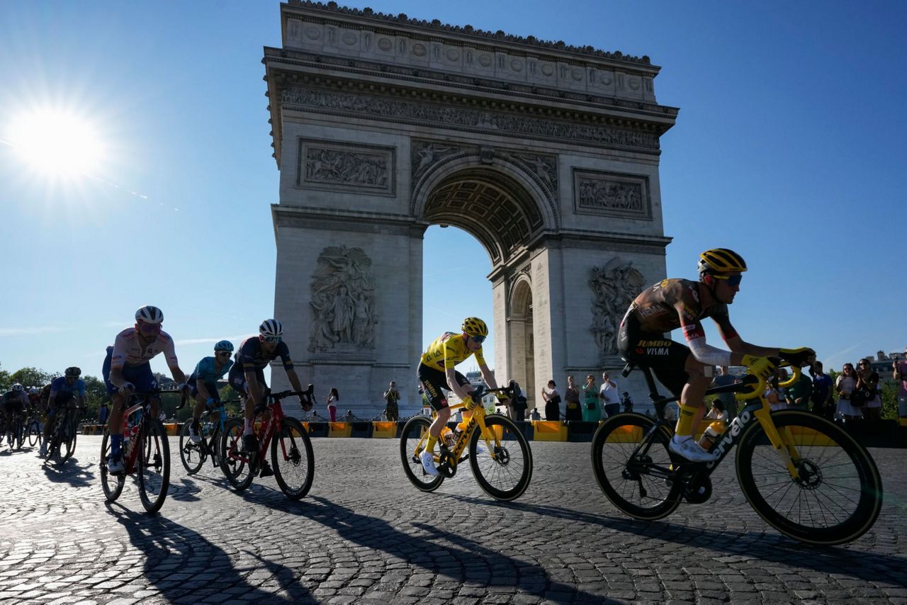 AP PHOTOS: A look back at this year's Tour de France