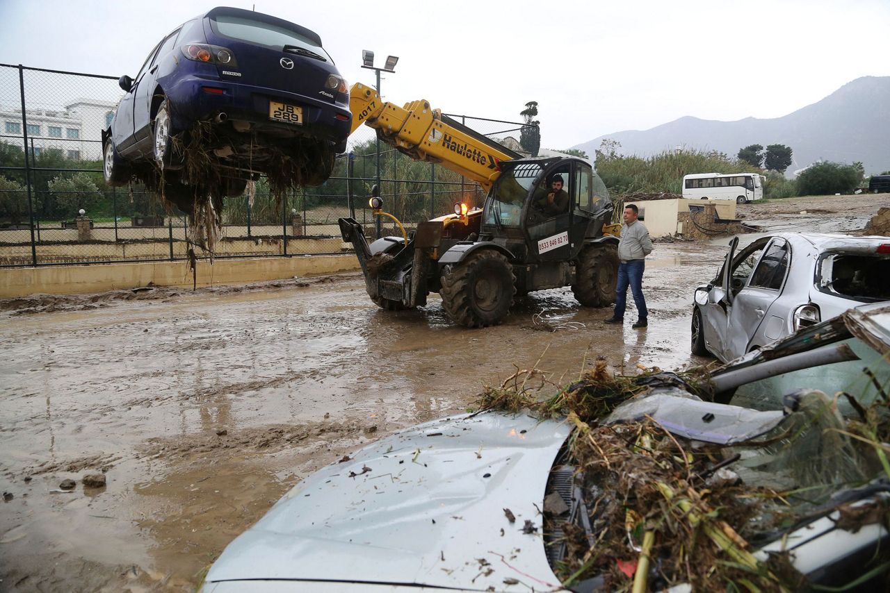 Turkish Cypriot police: 3 dead in flash flooding