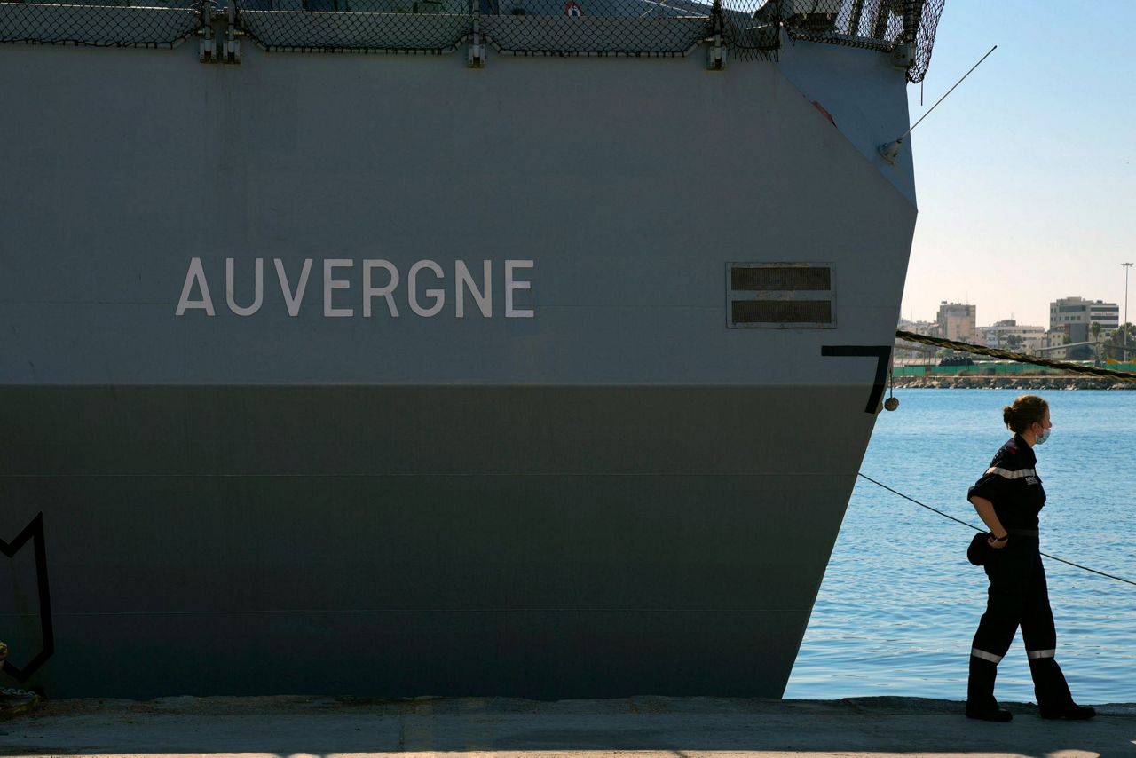 France flexes muscle, puts warship in eastern Mediterranean