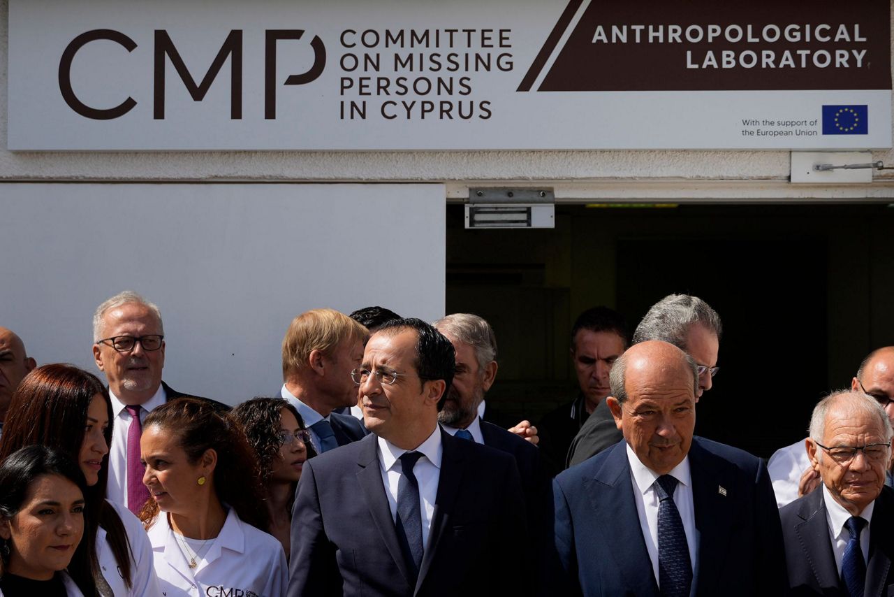 Divided Cyprus' rival leaders appeal for information on the missing as ...