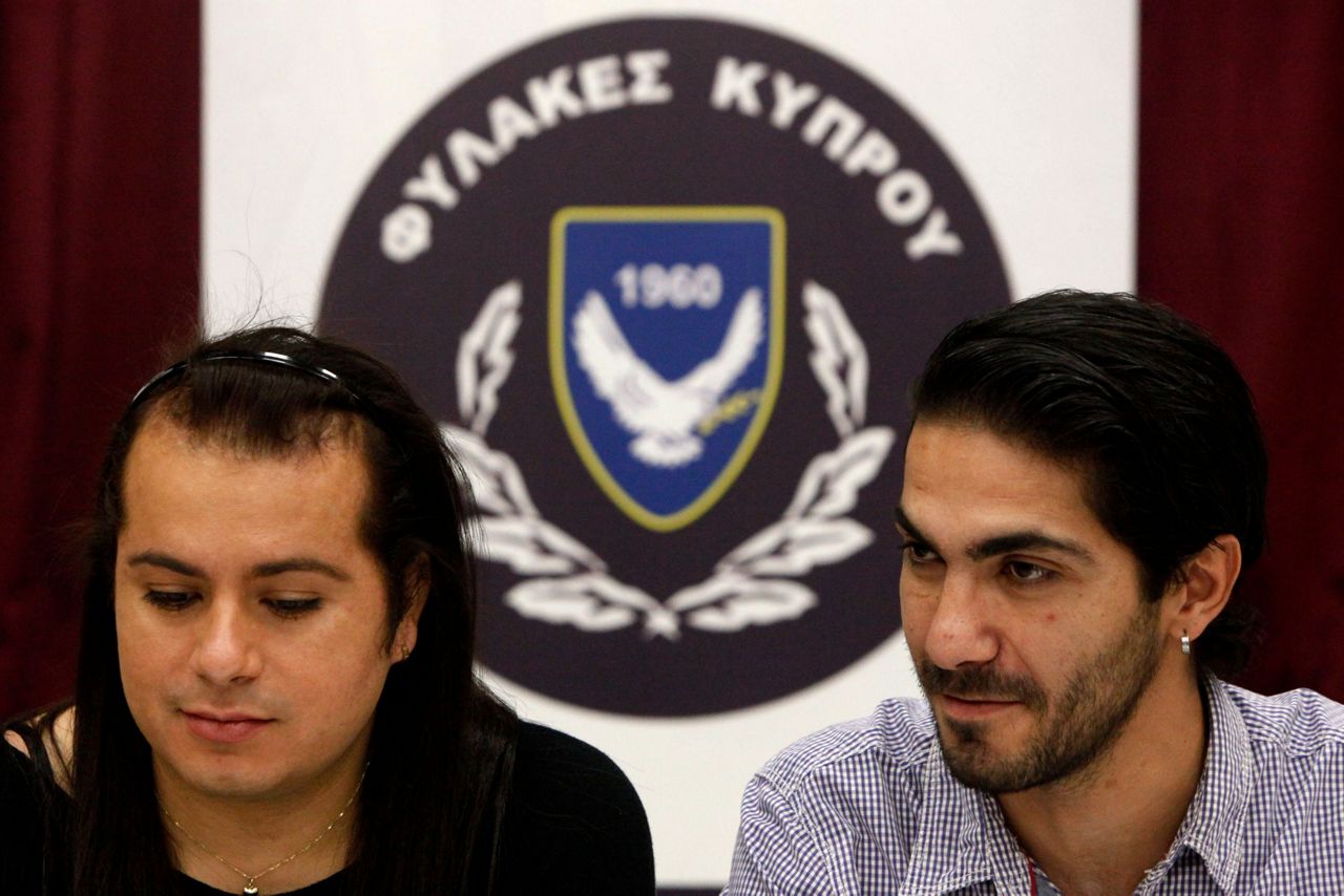 Gay inmates tie the knot inside Cyprus prison