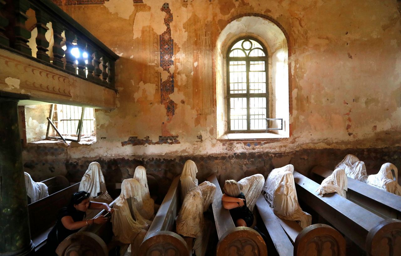 AP PHOTOS: Czech 'ghost church' gets new life from tourism