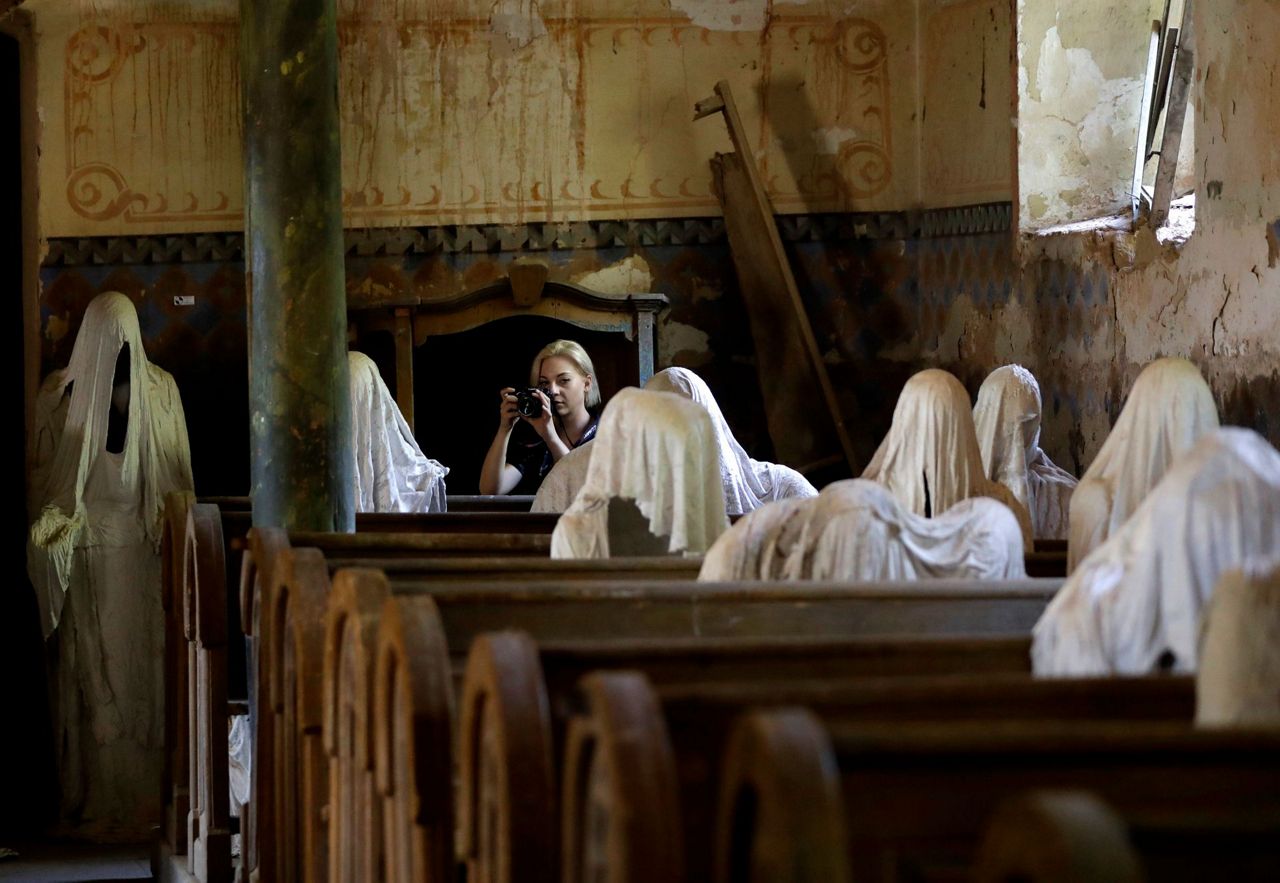 AP PHOTOS: Czech 'ghost church' gets new life from tourism