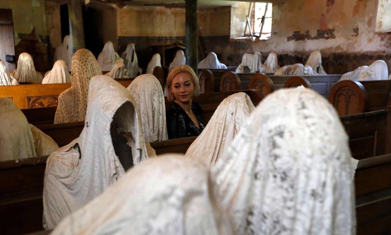 AP PHOTOS: Czech 'ghost church' gets new life from tourism