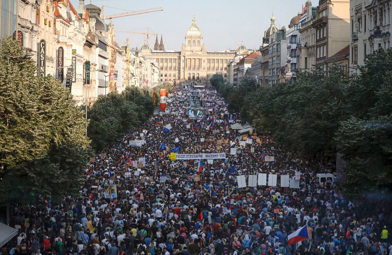Prague set to see biggest protests since Velvet Revolution