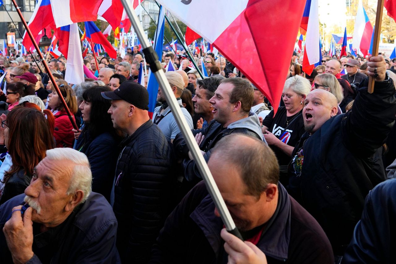 Czechs rally to demand resignation of pro-Western government