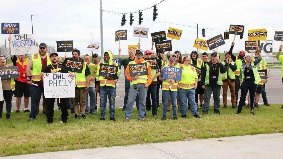 DHL workers at CVG unionize