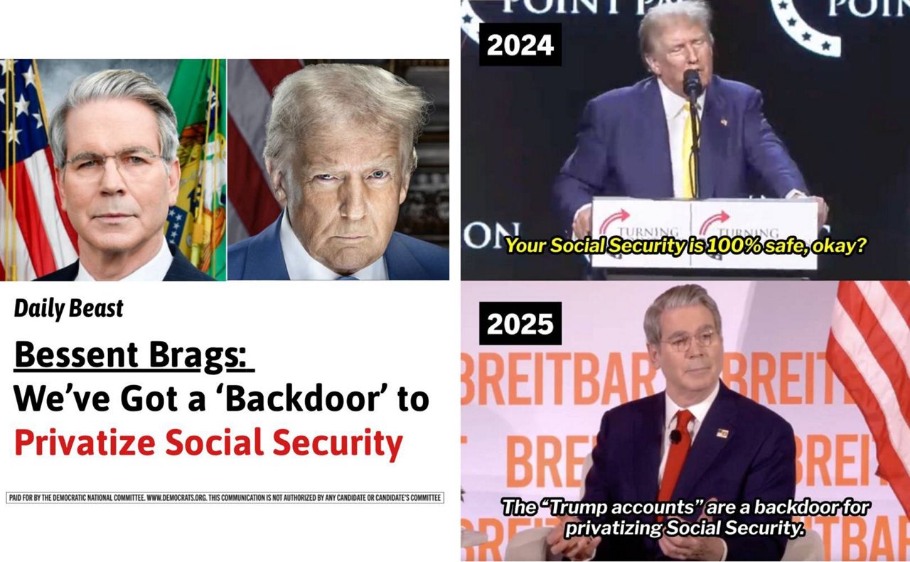Democrats release ad about Bessent Social Security comment
