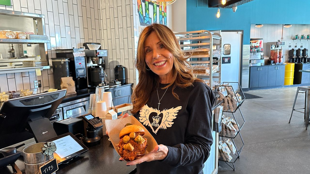 DV8 Kitchen serving relief for North Carolina flood victims