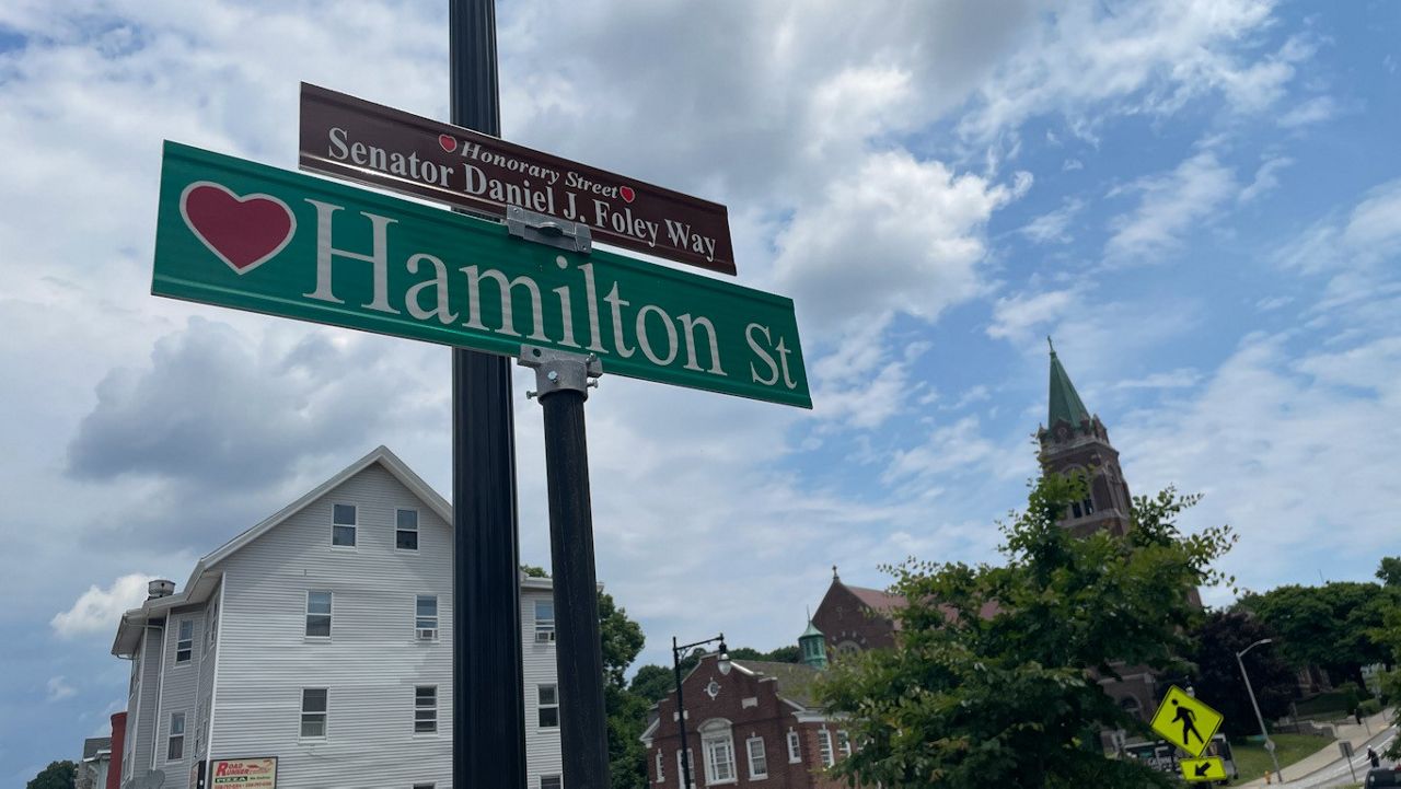 Late State Senator Foley honored with Worcester street sign