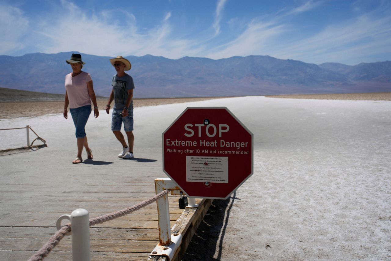California's Death Valley sizzles as brutal heat wave continues