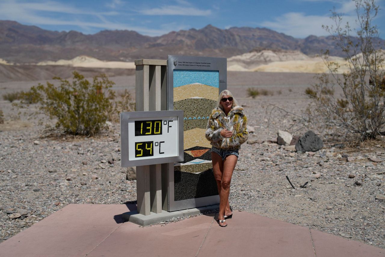 California's Death Valley sizzles as brutal heat wave continues