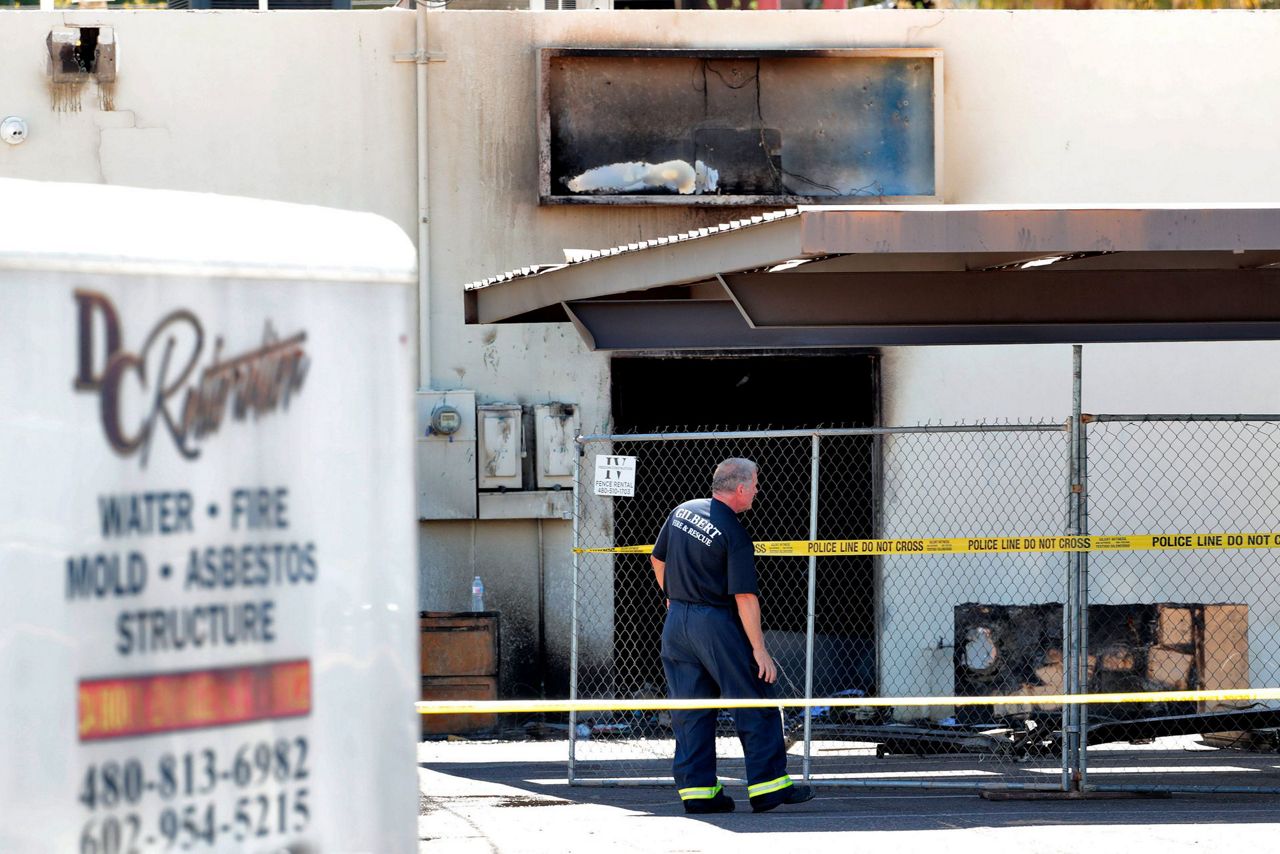 Fire at Arizona Democratic headquarters now an arson probe