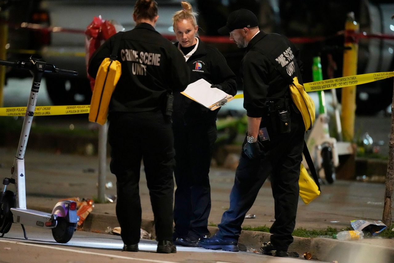 9 people hurt in Denver shooting and suspect taken into custody, police say