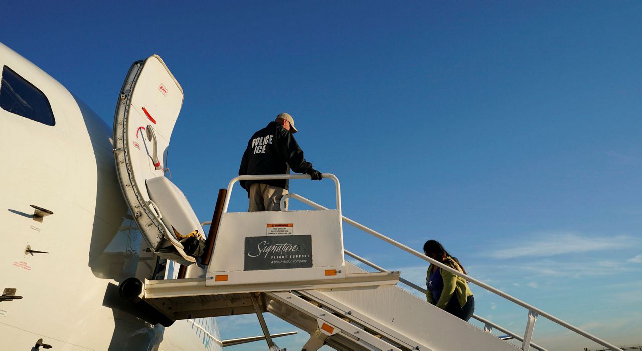Deported immigrants get their last flight on 'ICE Air'