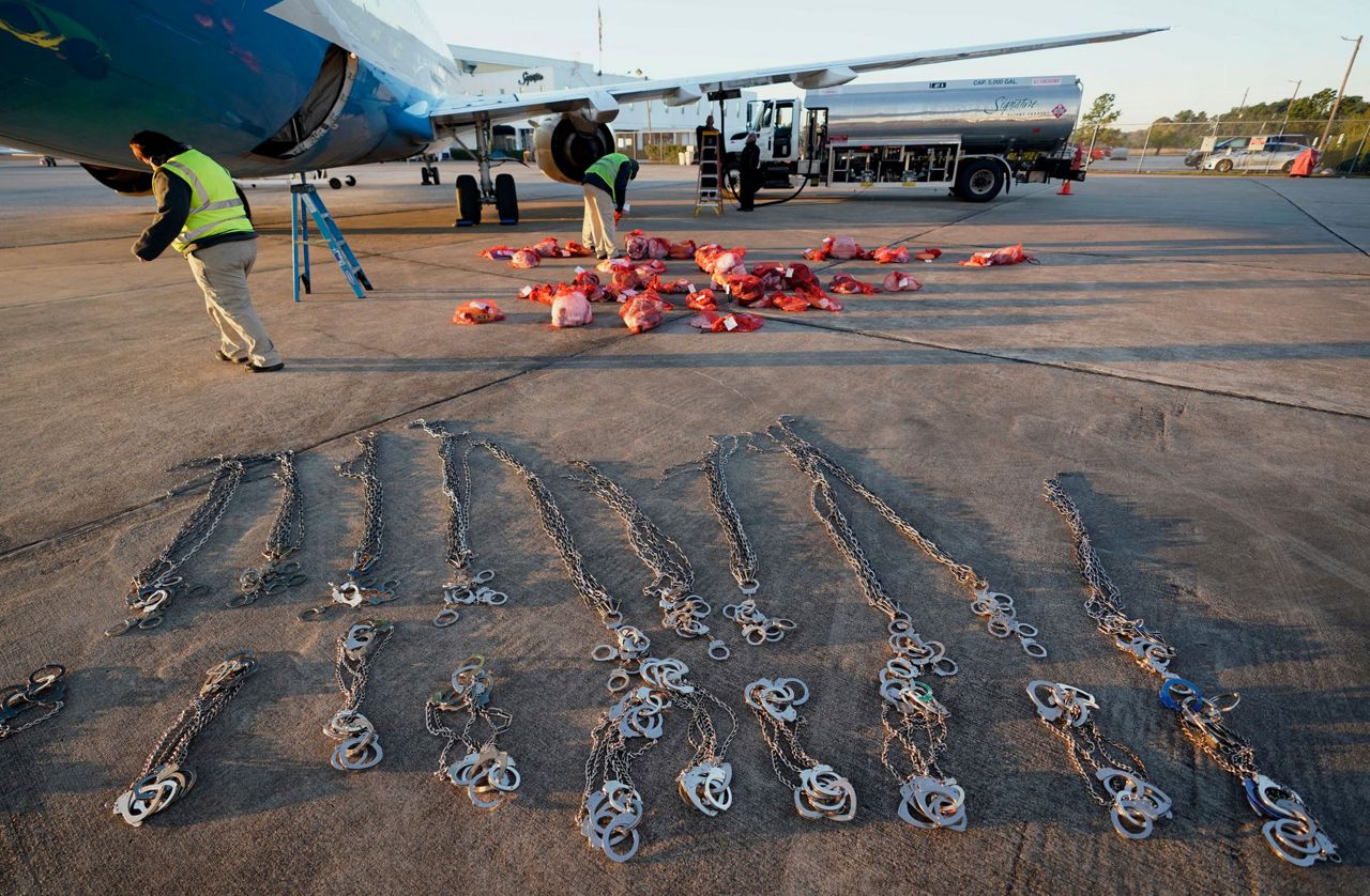 Deported immigrants get their last flight on 'ICE Air'