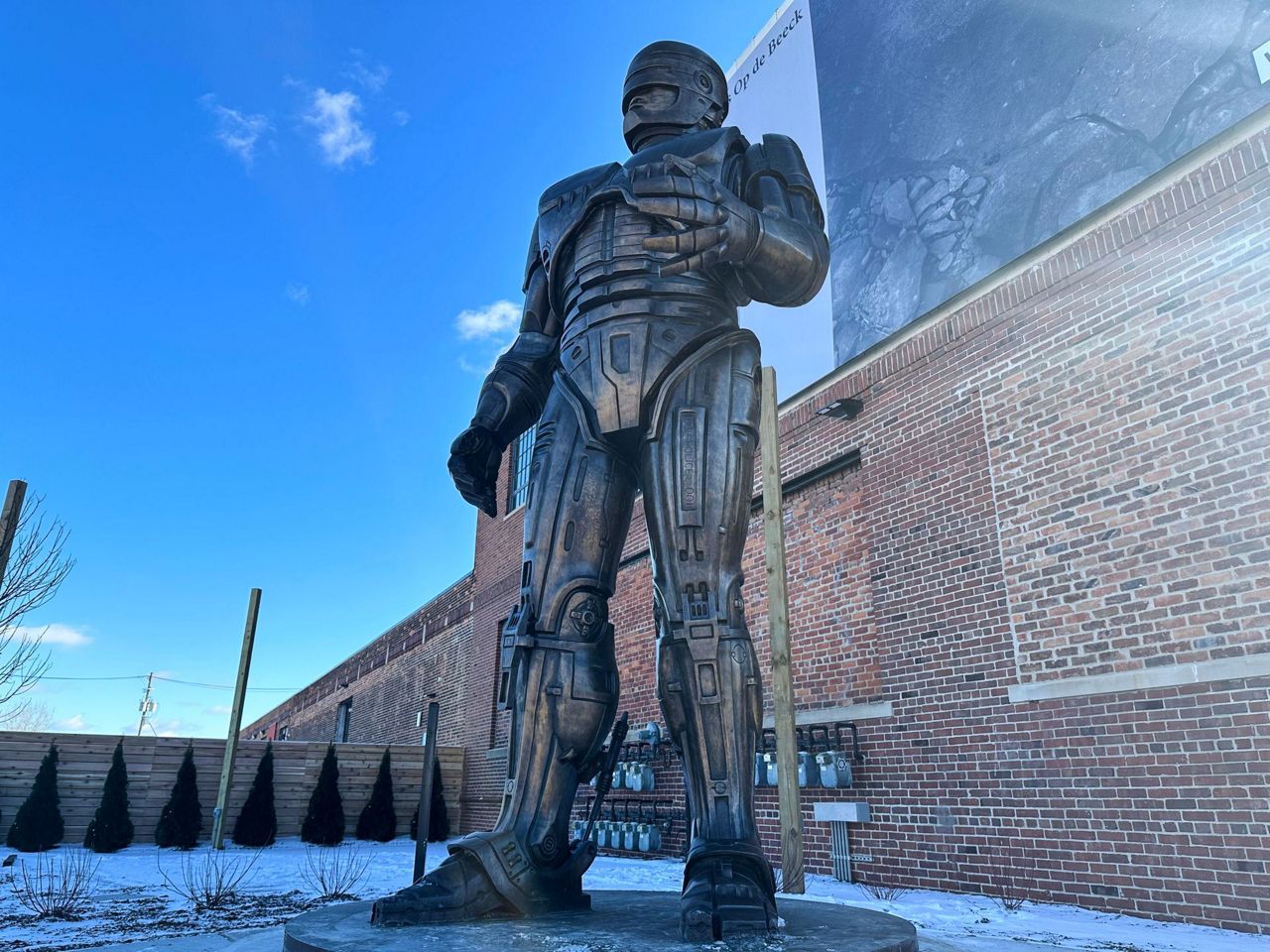 Detroit's own crime-fighter RoboCop finally stands guard in Motor City