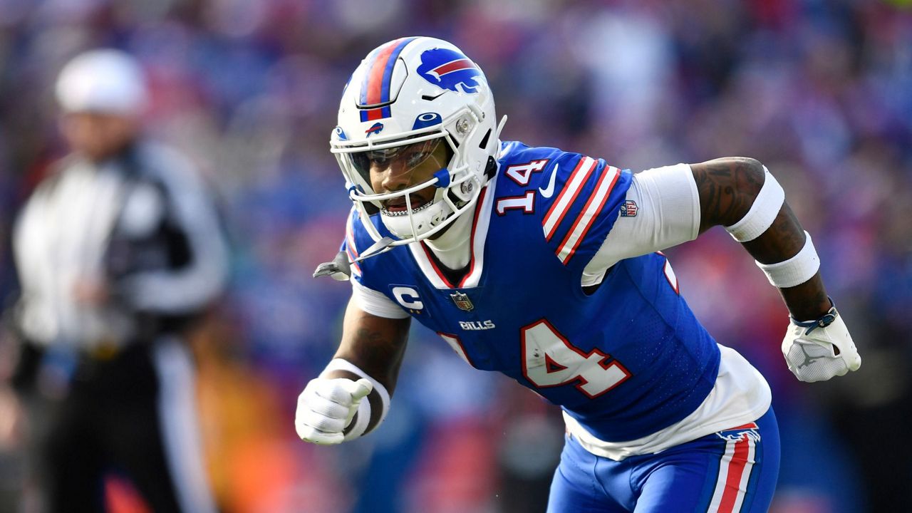 Diggs back on the field for Bills mandatory practice after skipping ...
