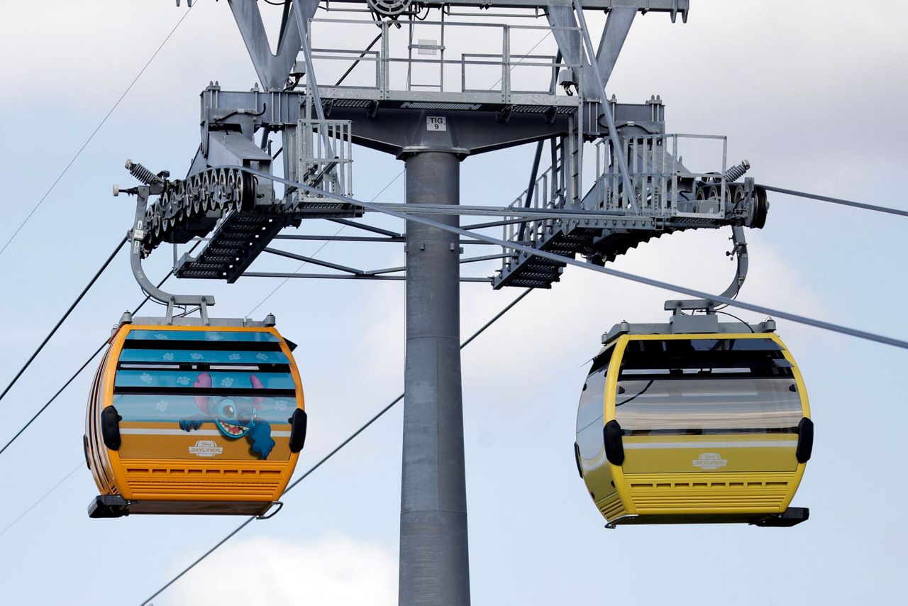 Air gondolas join Disney World's transit system