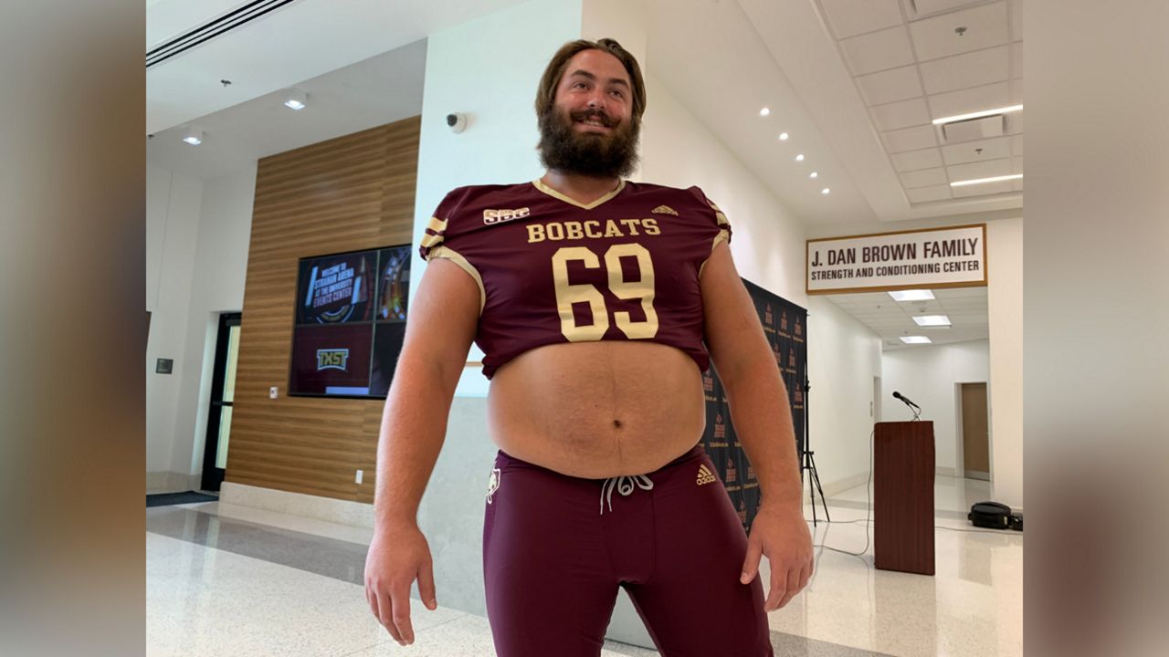 Meet Texas State offensive lineman Liam Dobson