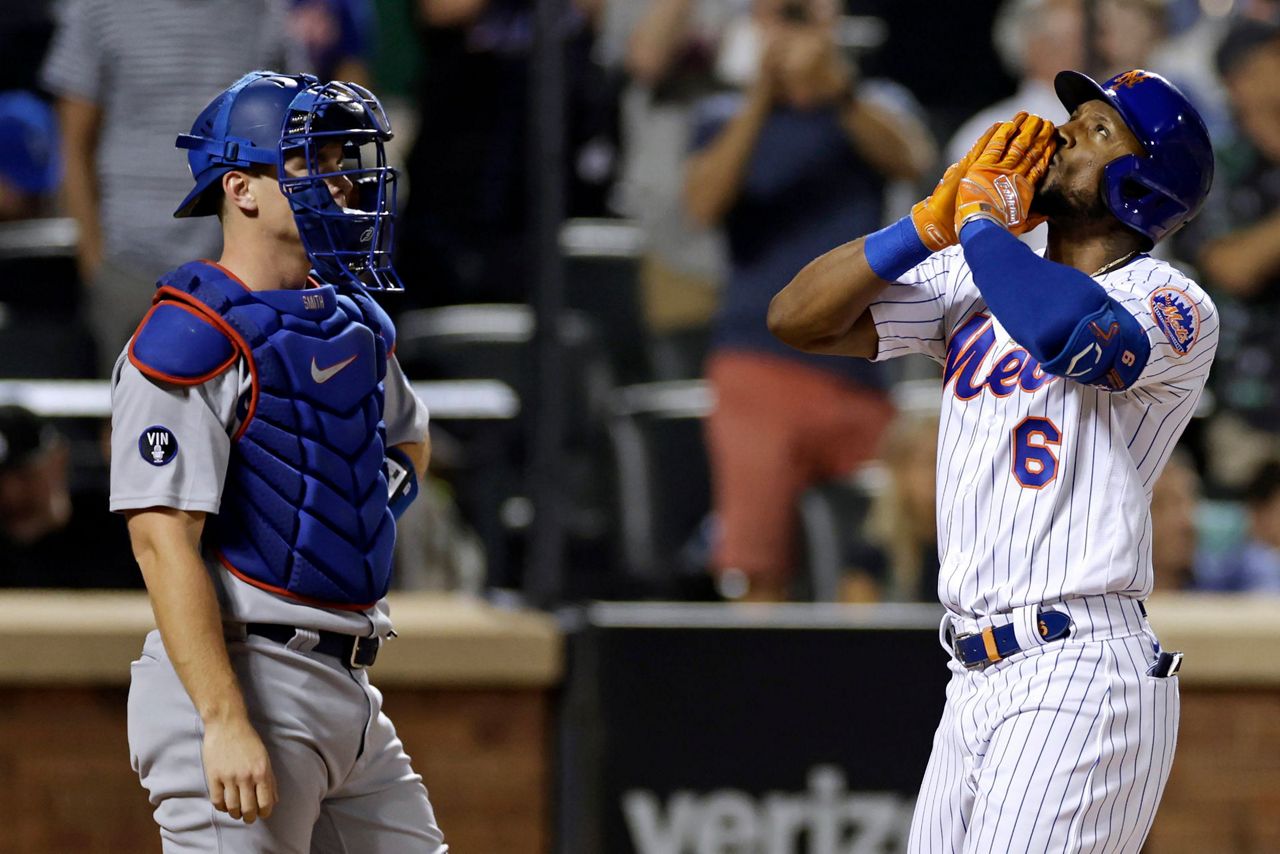 Timmy Trumpet plays after big Nimmo catch, Mets beat Dodgers