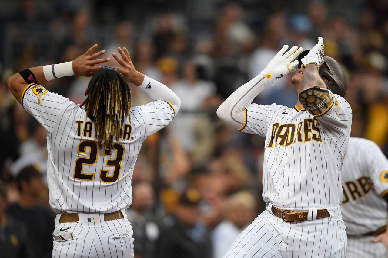 Padres beat Dodgers 5-3 for 1st sweep of rivals in 8 seasons