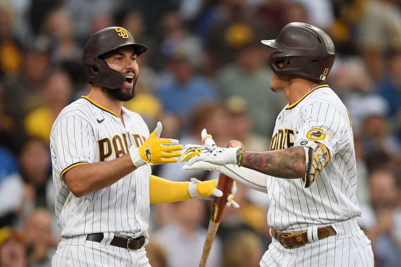 Padres beat Dodgers 5-3 for 1st sweep of rivals in 8 seasons