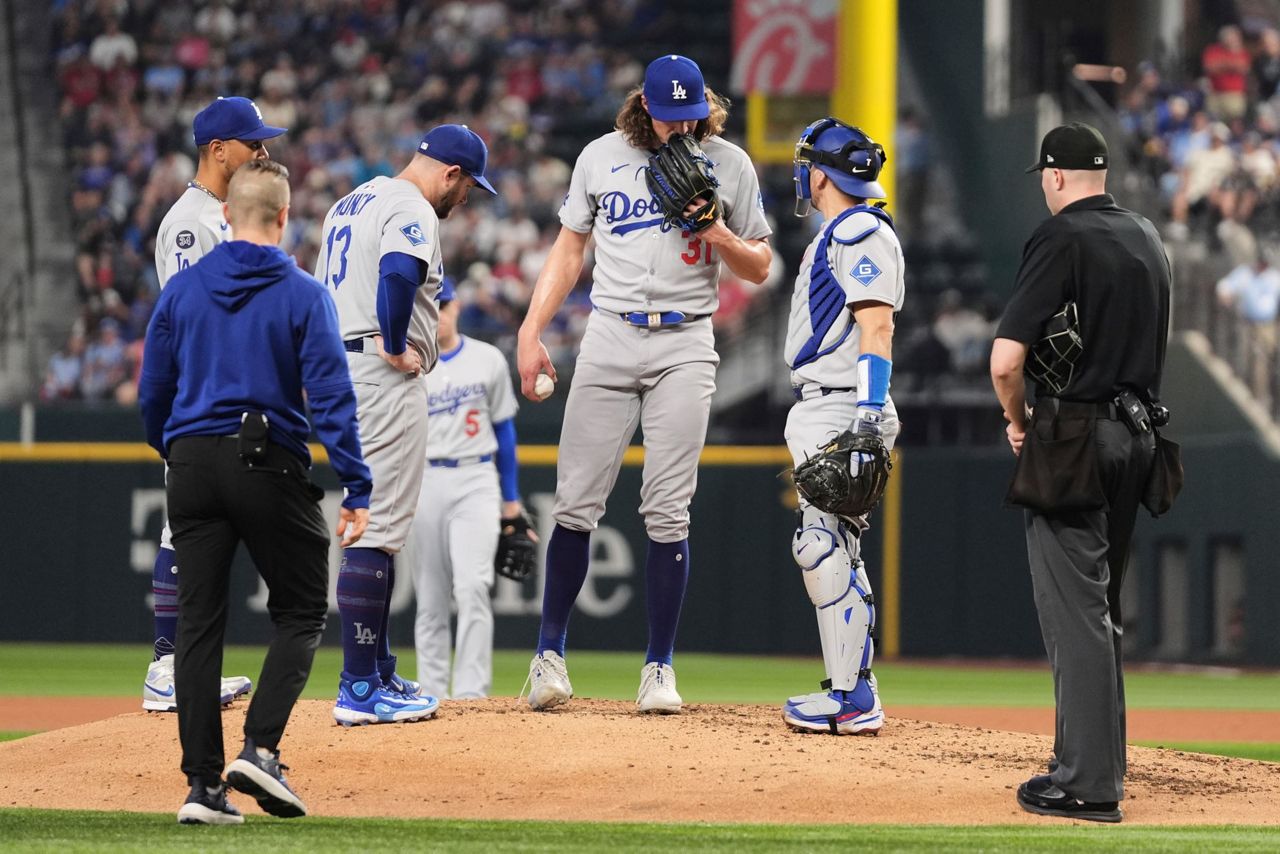 Tyler Glasnow is the latest Dodgers starting pitcher to hit the injured ...