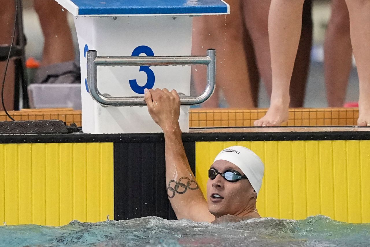 Olympic star Caeleb Dressel returns to pool in Atlanta, first meet in ...