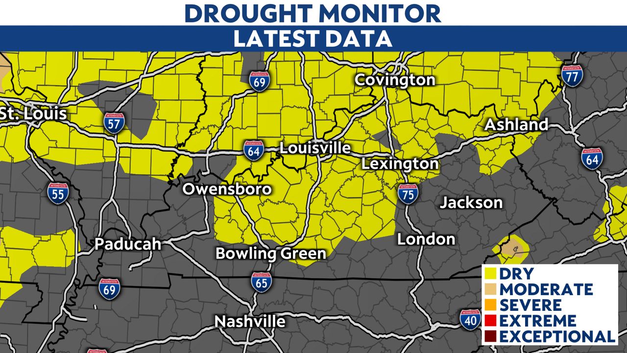 Abnormally dry conditions take over Kentucky