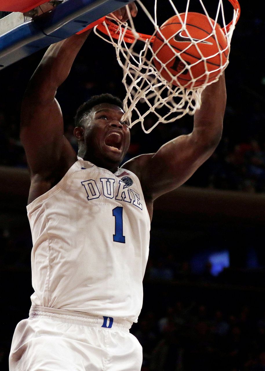 Williamson helps No. 2 Duke top unbeaten Texas Tech