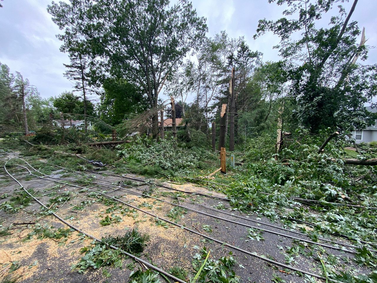 Take a look at the severe storm damage around Wisconsin