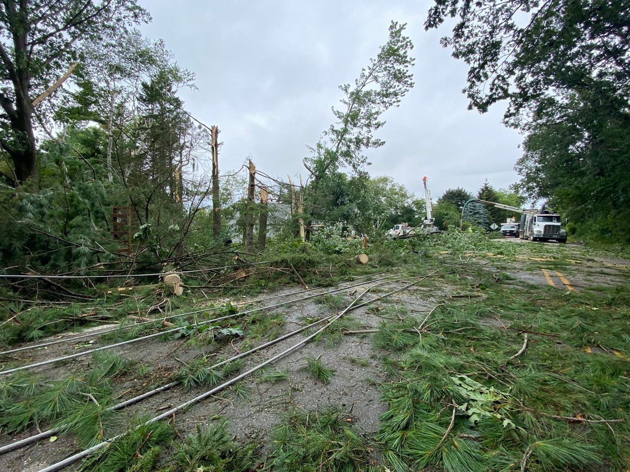 Take a look at the severe storm damage around Wisconsin