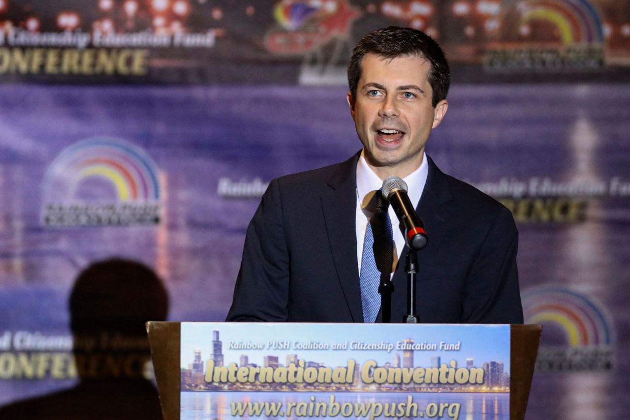 Buttigieg says plan to expand national service will unify US