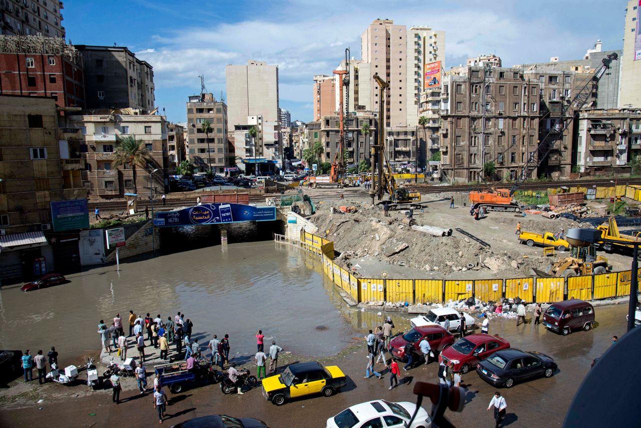 Rising seas threaten Egypt's fabled port city of Alexandria