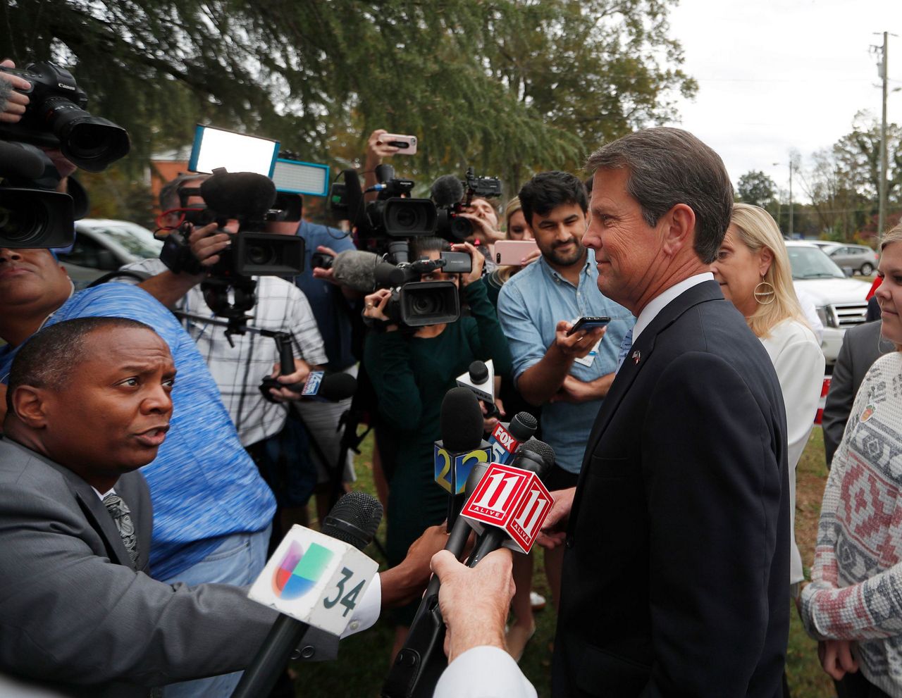 Abrams, Kemp await more ballots in Georgia governor's race