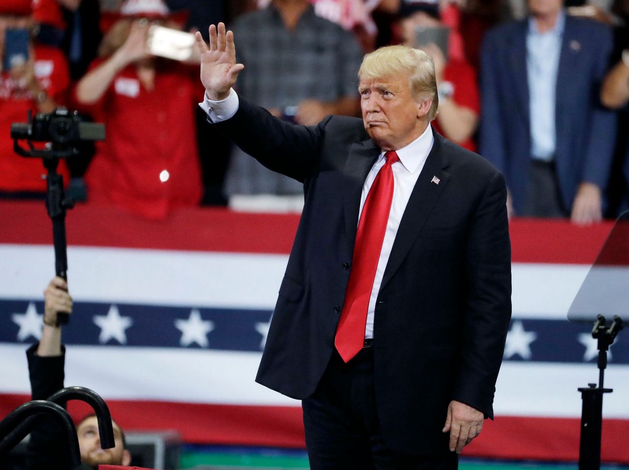 Trump launching rally blitz in final stretch of midterms