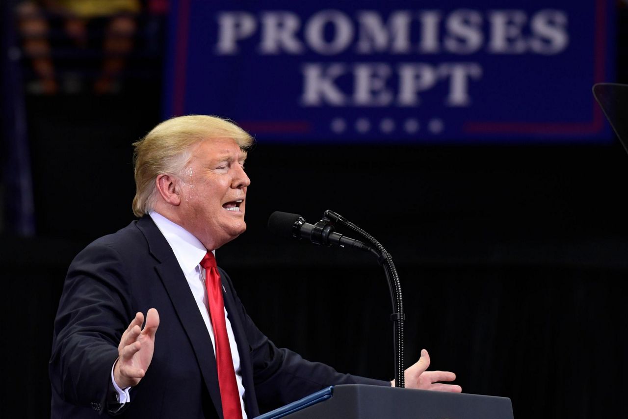 Trump launching rally blitz in final stretch of midterms