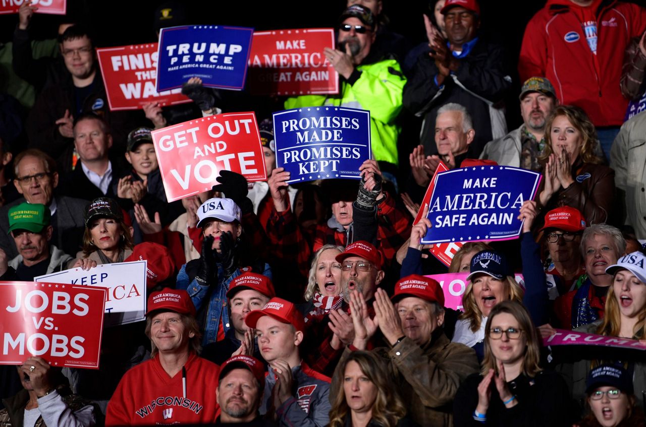 Trump rallying in Wisconsin after thwarted pipe bomb attacks