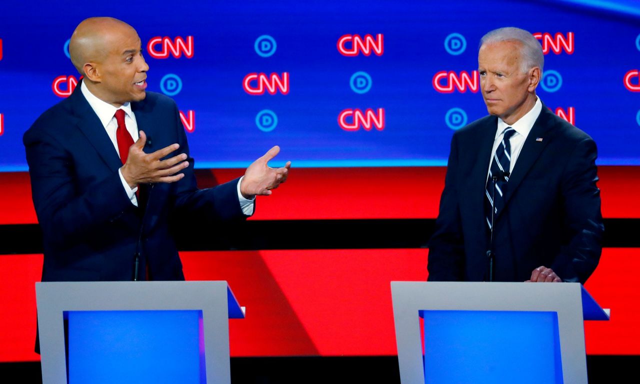 Booker endorses Biden, says he'll 'restore honor' to office