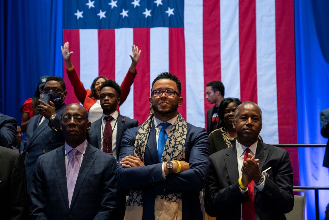 Black men's votes courted, as some search for political home