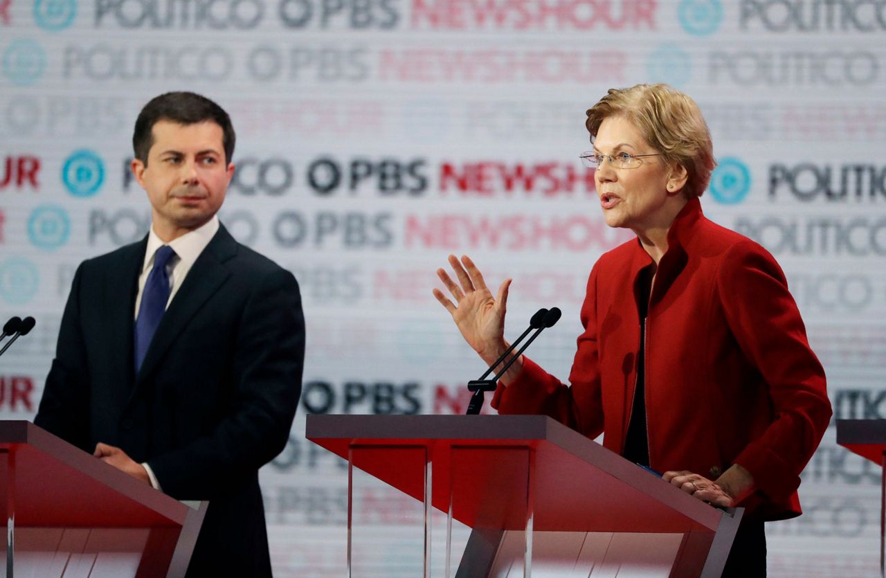 Just 7 Democrats on stage for latest presidential debate