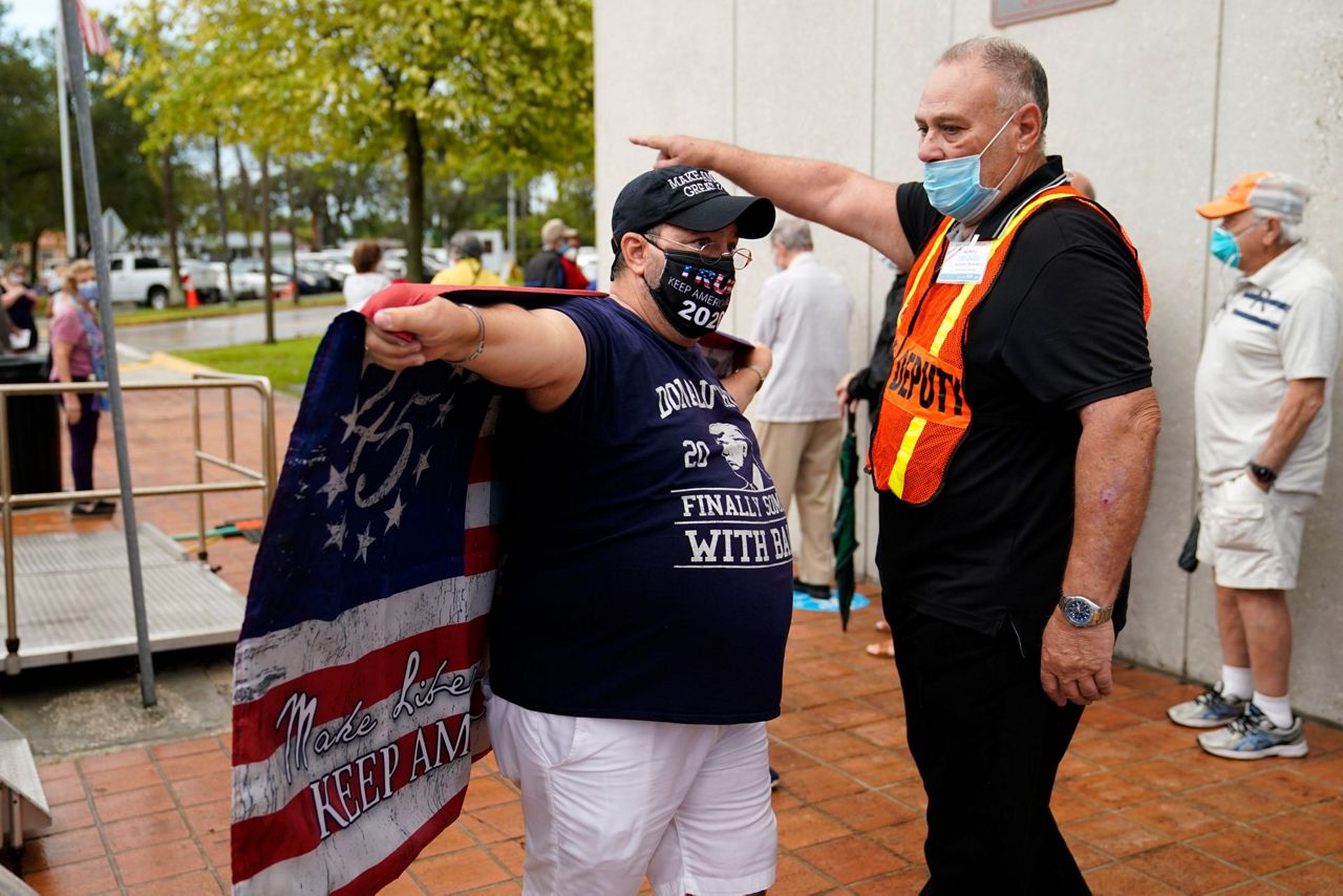 Early in-person voting begins in key swing state of Florida