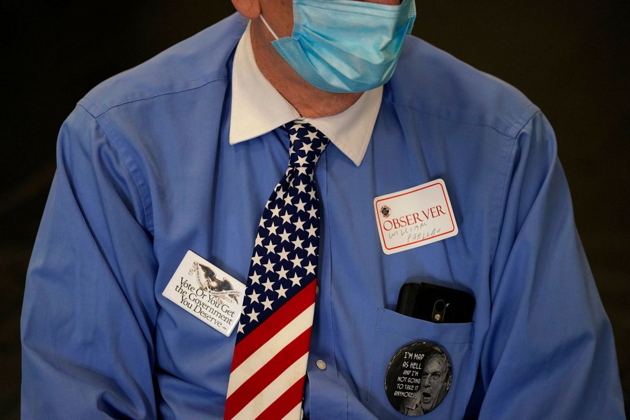 Poll watchers emerge as a flashpoint in battle over ballots